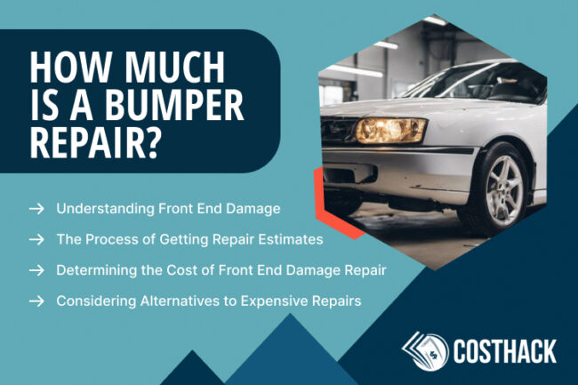 Front End Damage Repair Cost: What to Expect at the Auto Body Shop